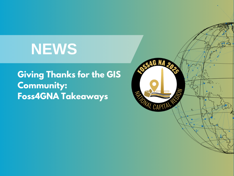Giving Thanks for the GIS Community | GCS Geospatial
